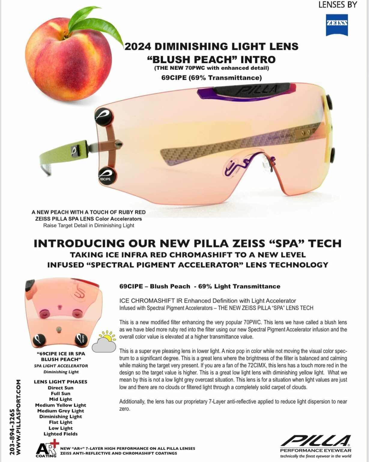 NEW 2025 - Pilla Outlaw X6/X7 "ICE" en "SPA" chromashift Fruit lenzen ...